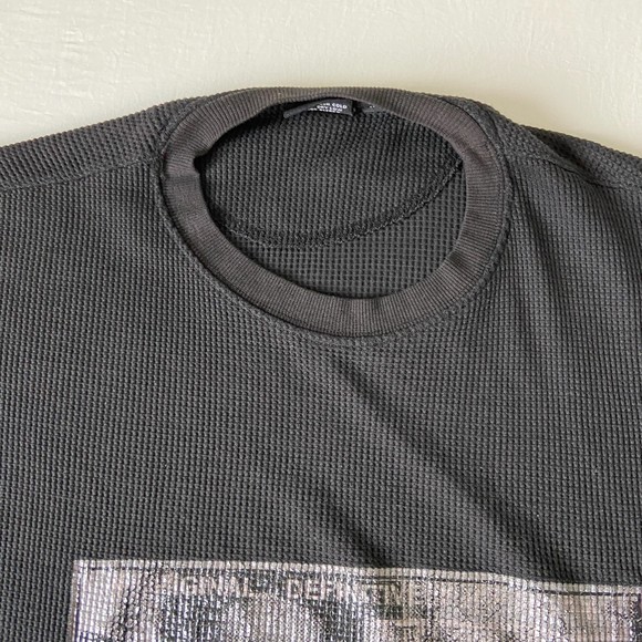 Issac Wolf | Shirts | Vintage Issac Wolf Waffle Knit Shirt Graphic Says ...